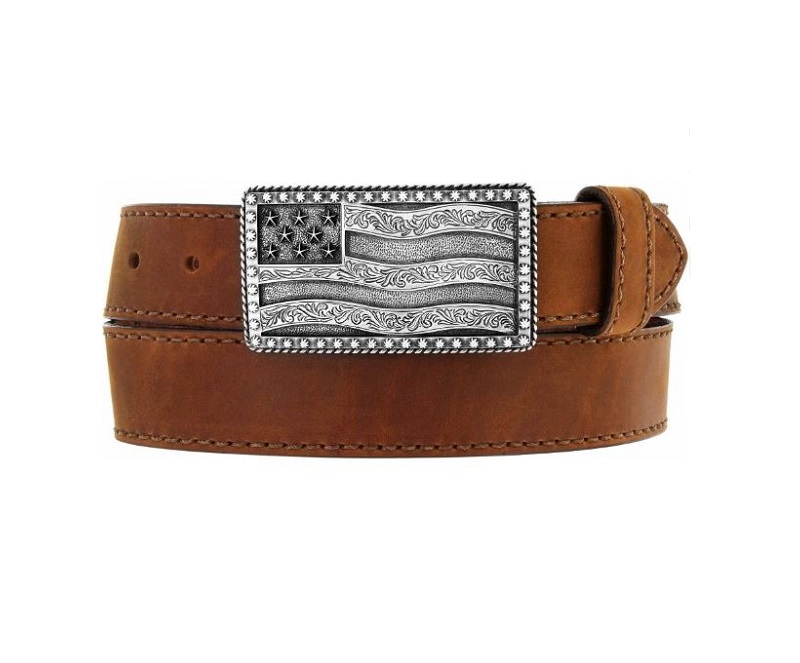 Men's Western Belt Justin Tan Flying High C12685 - Waterloo Iowa
