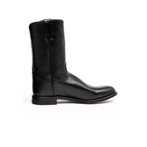 Men's Justin Roper Black Boot 3133 at Silver Spur Shop in Waterloo Iowa